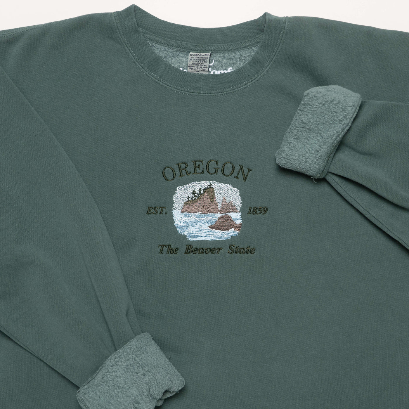 Oregon Embroidered Crewneck